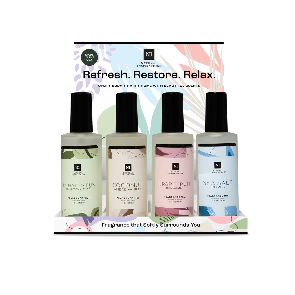 Fragrance Mist Display (EMPTY) | Natural Inspirations